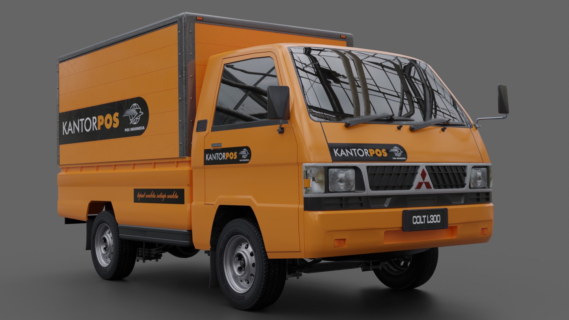 3D Mitsubishi L300 Low-poly 3D Model Model - TurboSquid 2099510