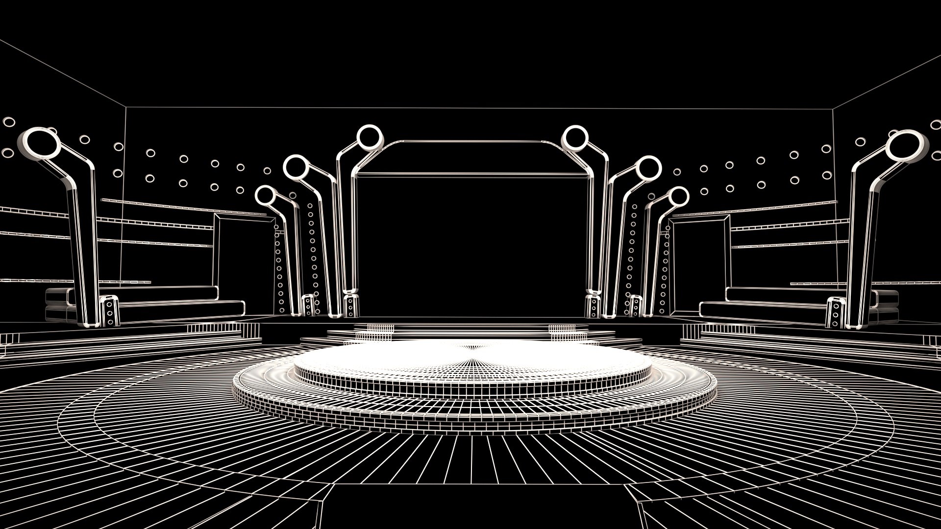 Tv Studio Competition Design 3D - TurboSquid 1901460