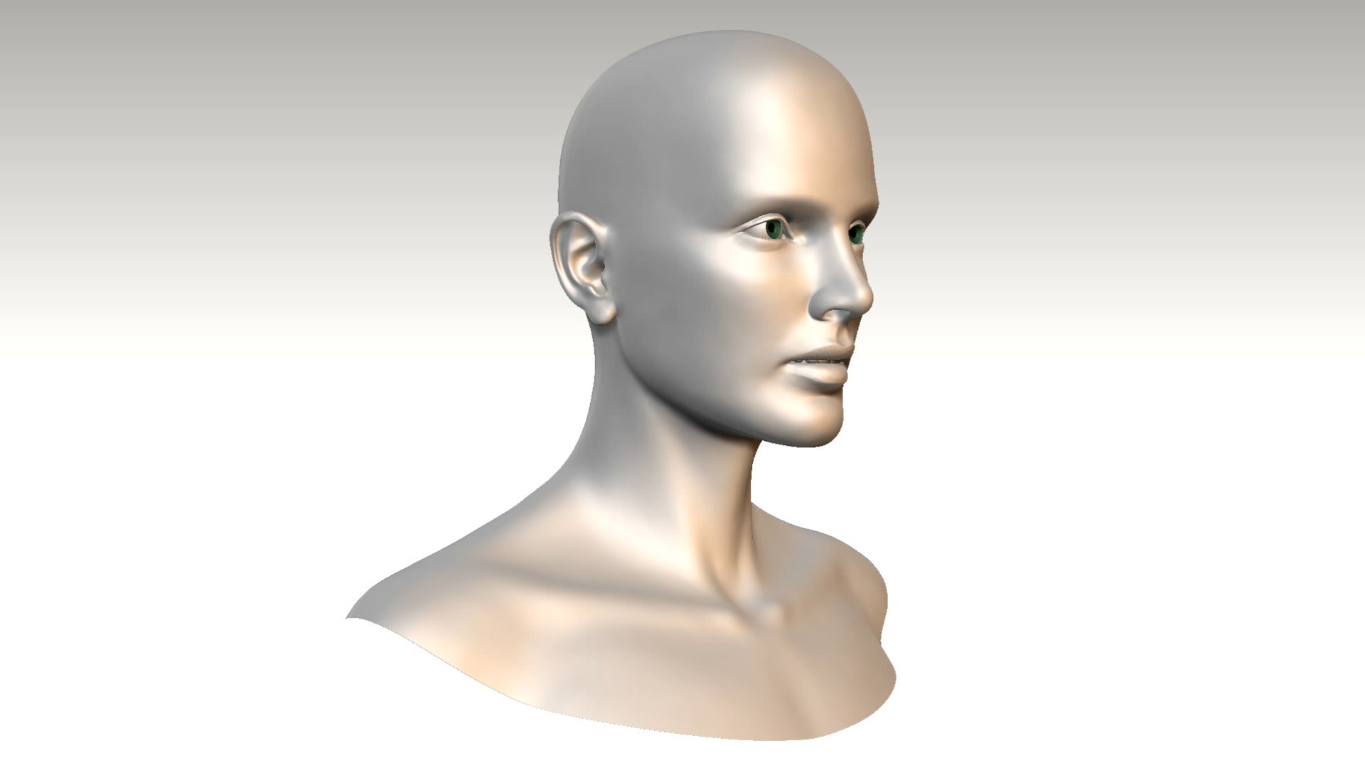 character bust basemesh pack 3d model