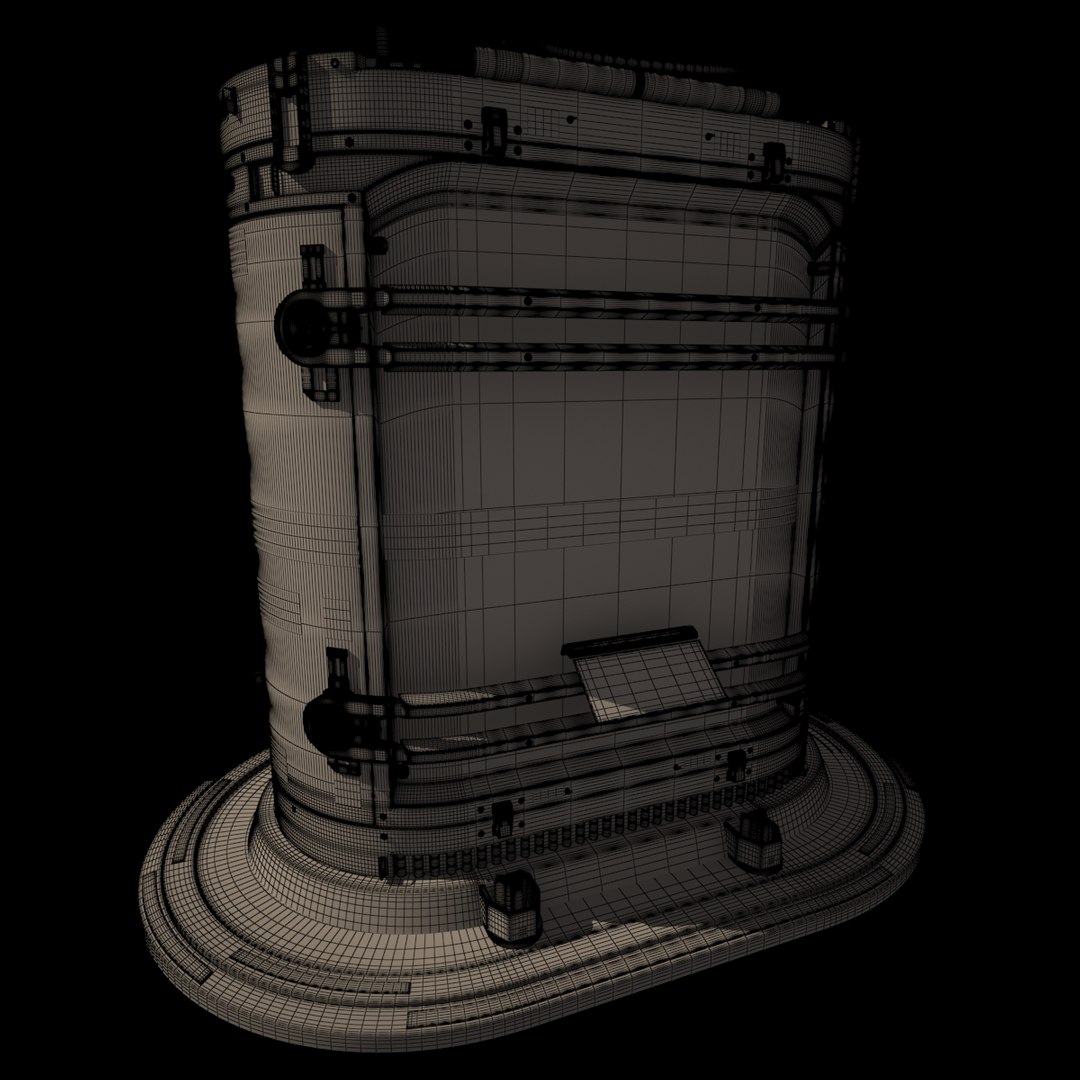 Futuristic Sci Fi Cryopod 3D Model - TurboSquid 1161830