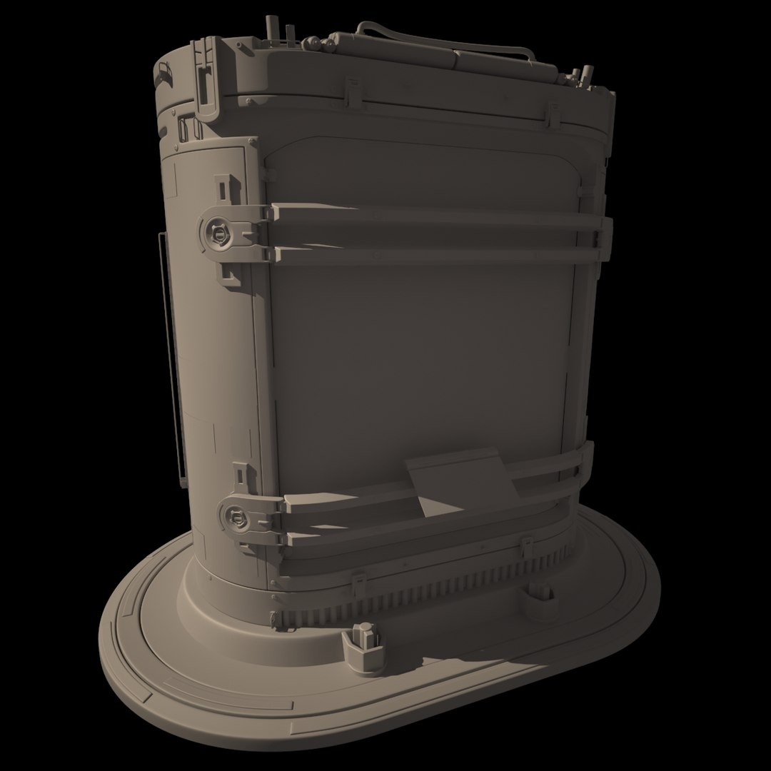 Futuristic Sci Fi Cryopod 3D Model - TurboSquid 1161830
