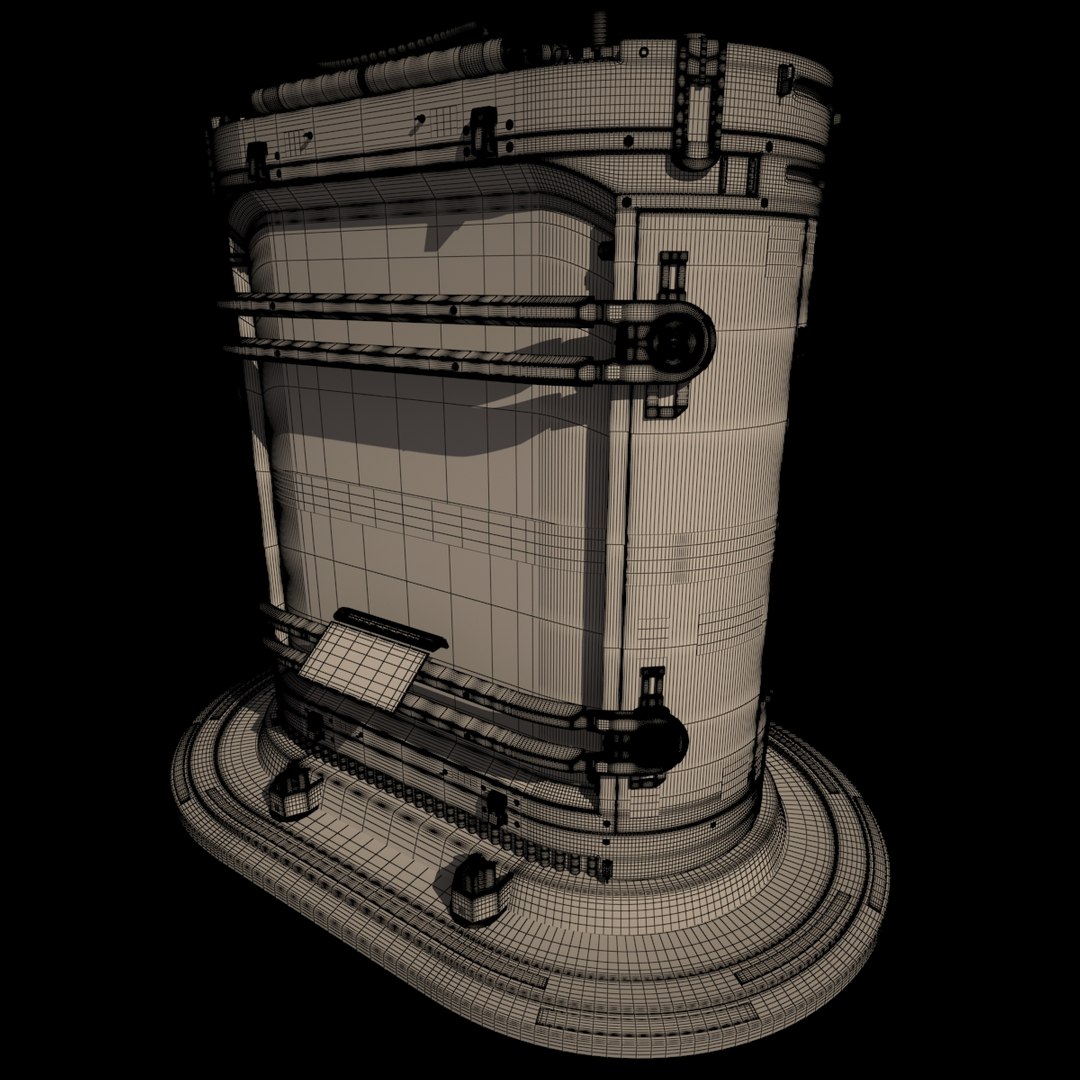Futuristic Sci Fi Cryopod 3D Model - TurboSquid 1161830