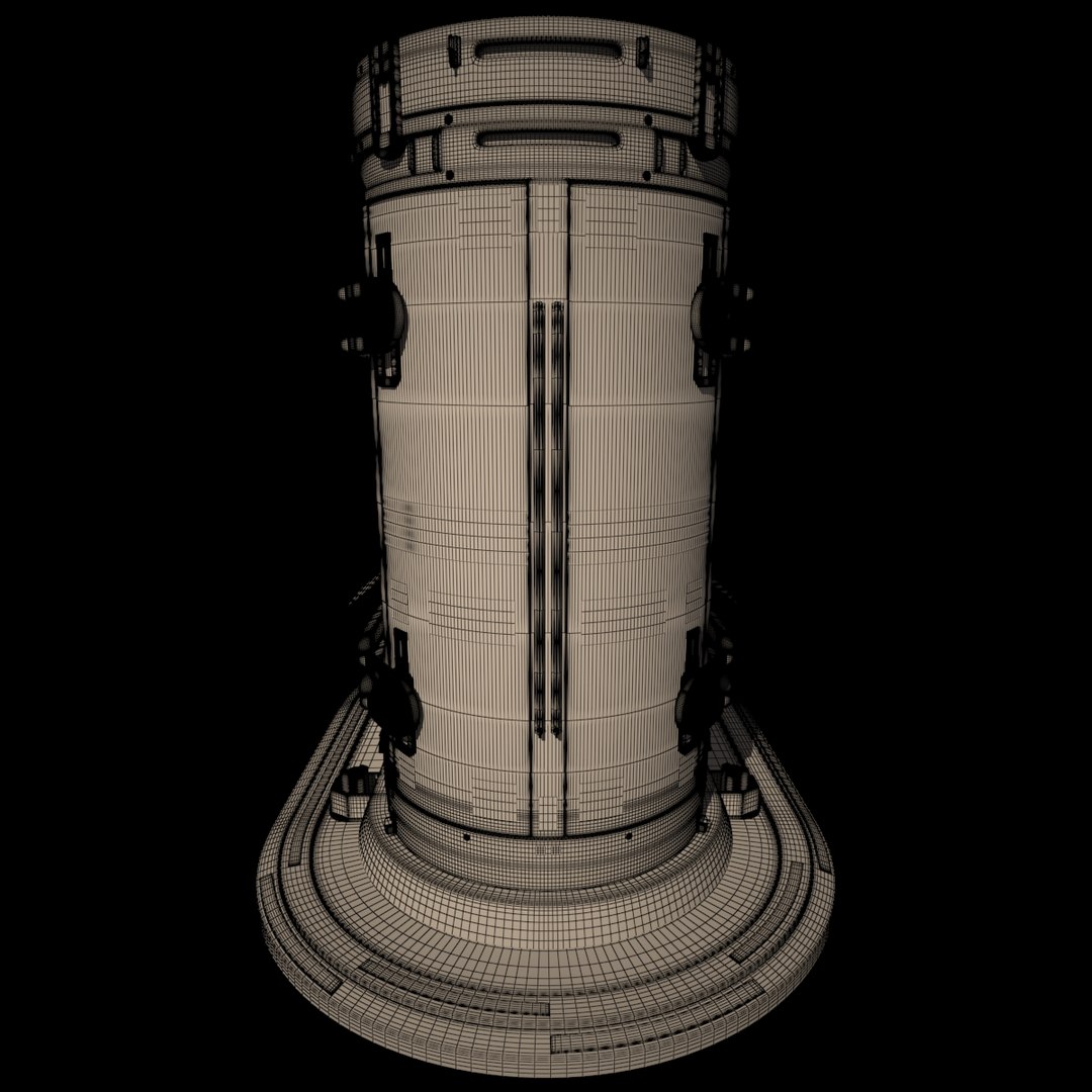 Futuristic Sci Fi Cryopod 3D Model - TurboSquid 1161830