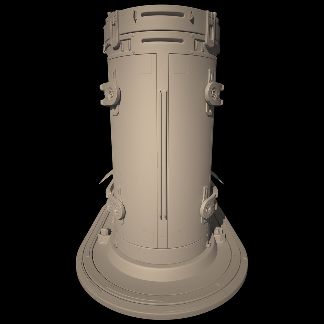 Futuristic Sci Fi Cryopod 3D Model - TurboSquid 1161830