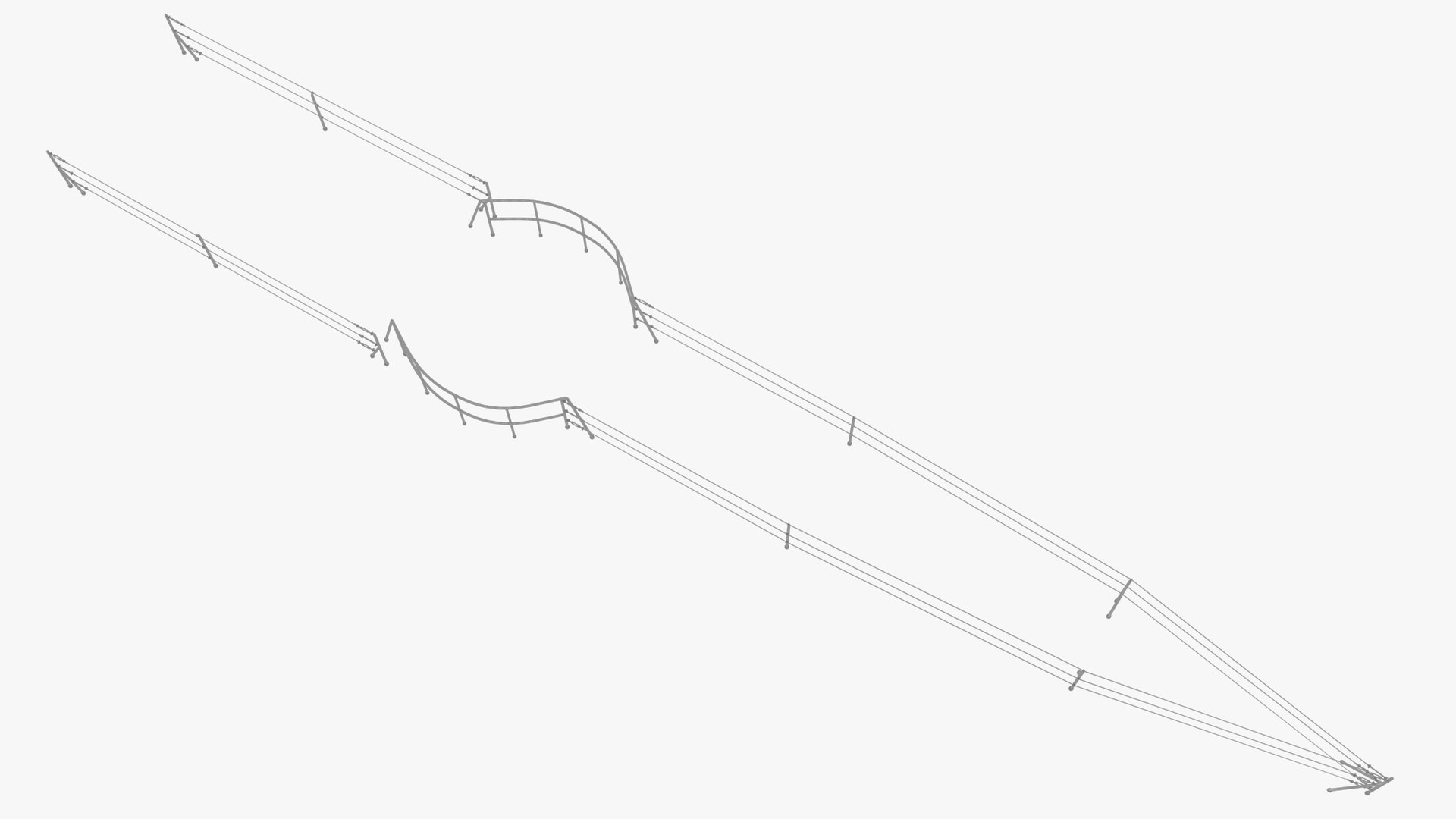 Ship Handrails and Posts V1 3D model - TurboSquid 2101731
