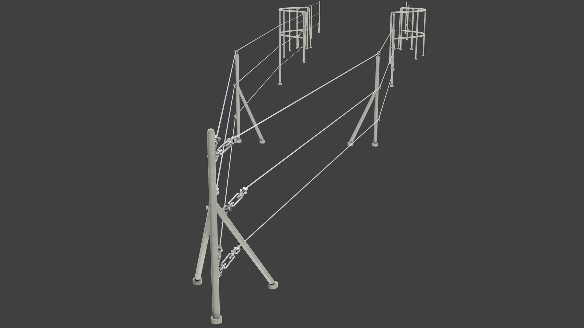 Ship Handrails and Posts V1 3D model - TurboSquid 2101731