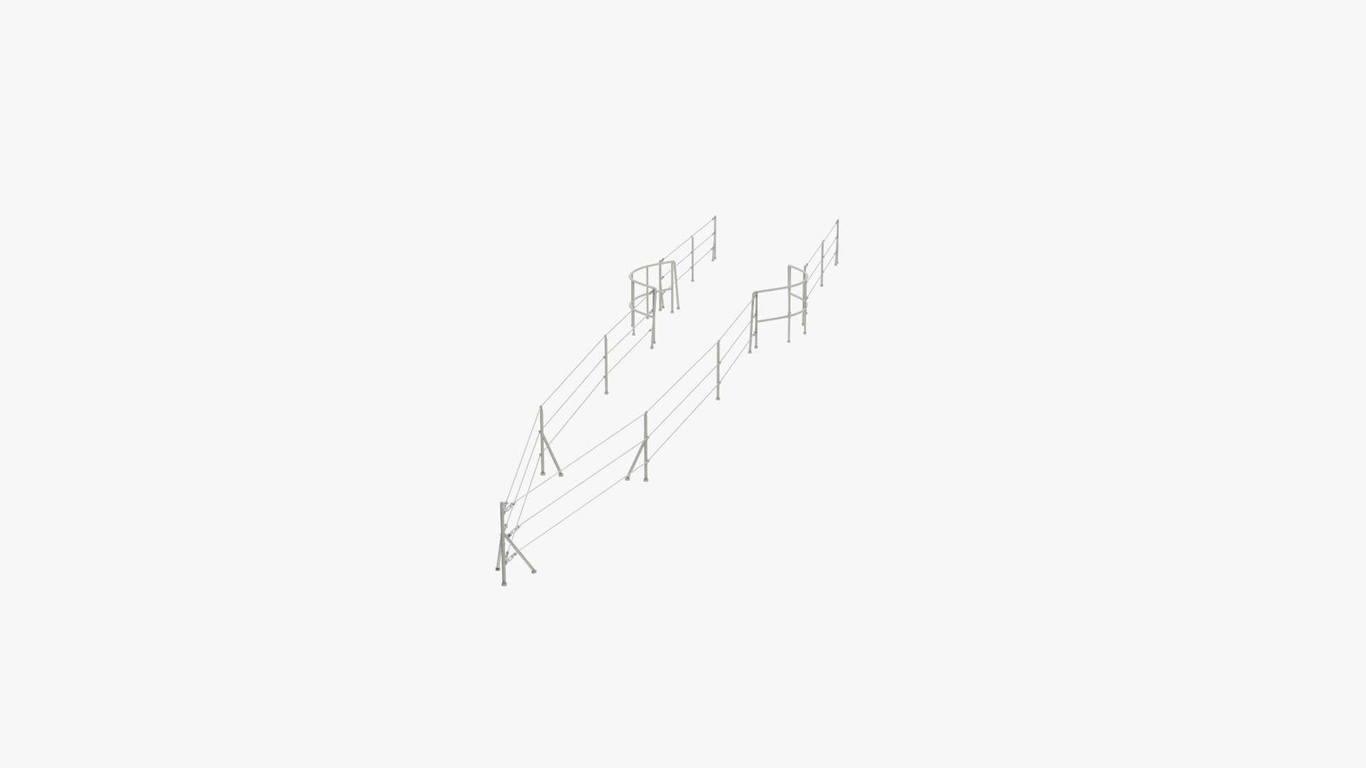 Ship Handrails and Posts V1 3D model - TurboSquid 2101731