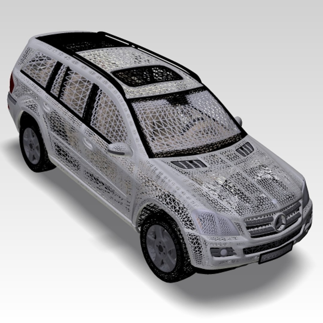 Car Mercedes Gl Class 3d Model
