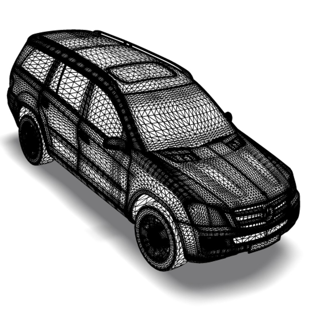 Car Mercedes Gl Class 3d Model