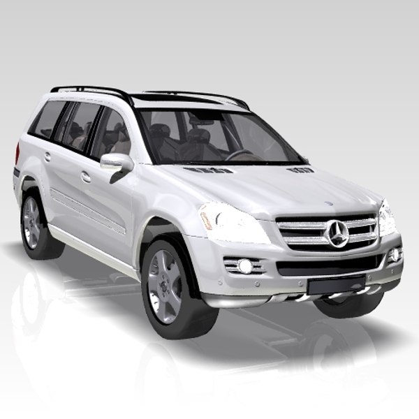 car mercedes gl class 3d model