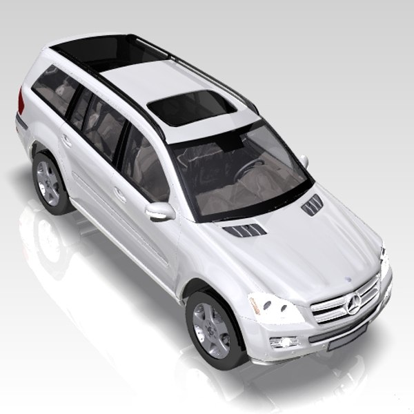car mercedes gl class 3d model