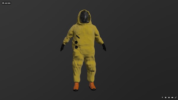 Backrooms Hazmat NBCCBS Suit Modelo 3D - TurboSquid 1985688