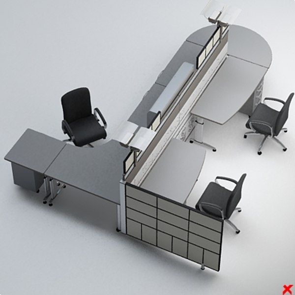 office table 3d model