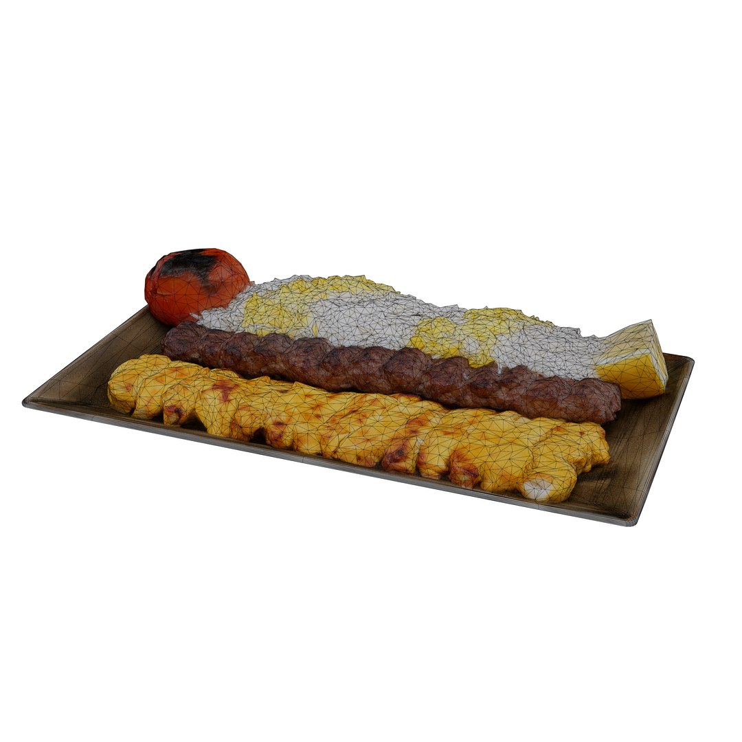 Kabab barg recipe ar 3D model - TurboSquid 1588772