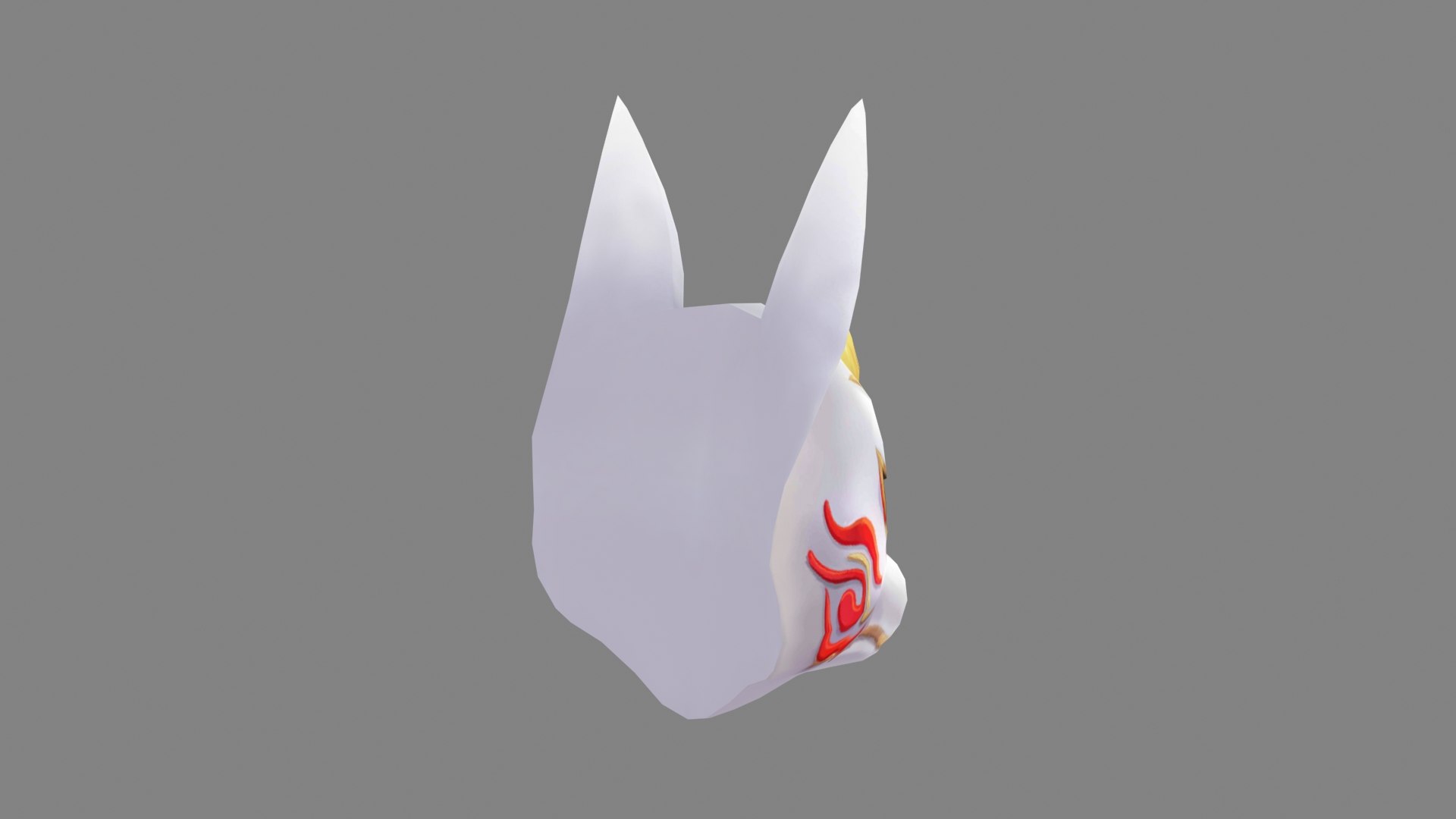 Cartoon Fox Mask 3D Model - TurboSquid 2105993