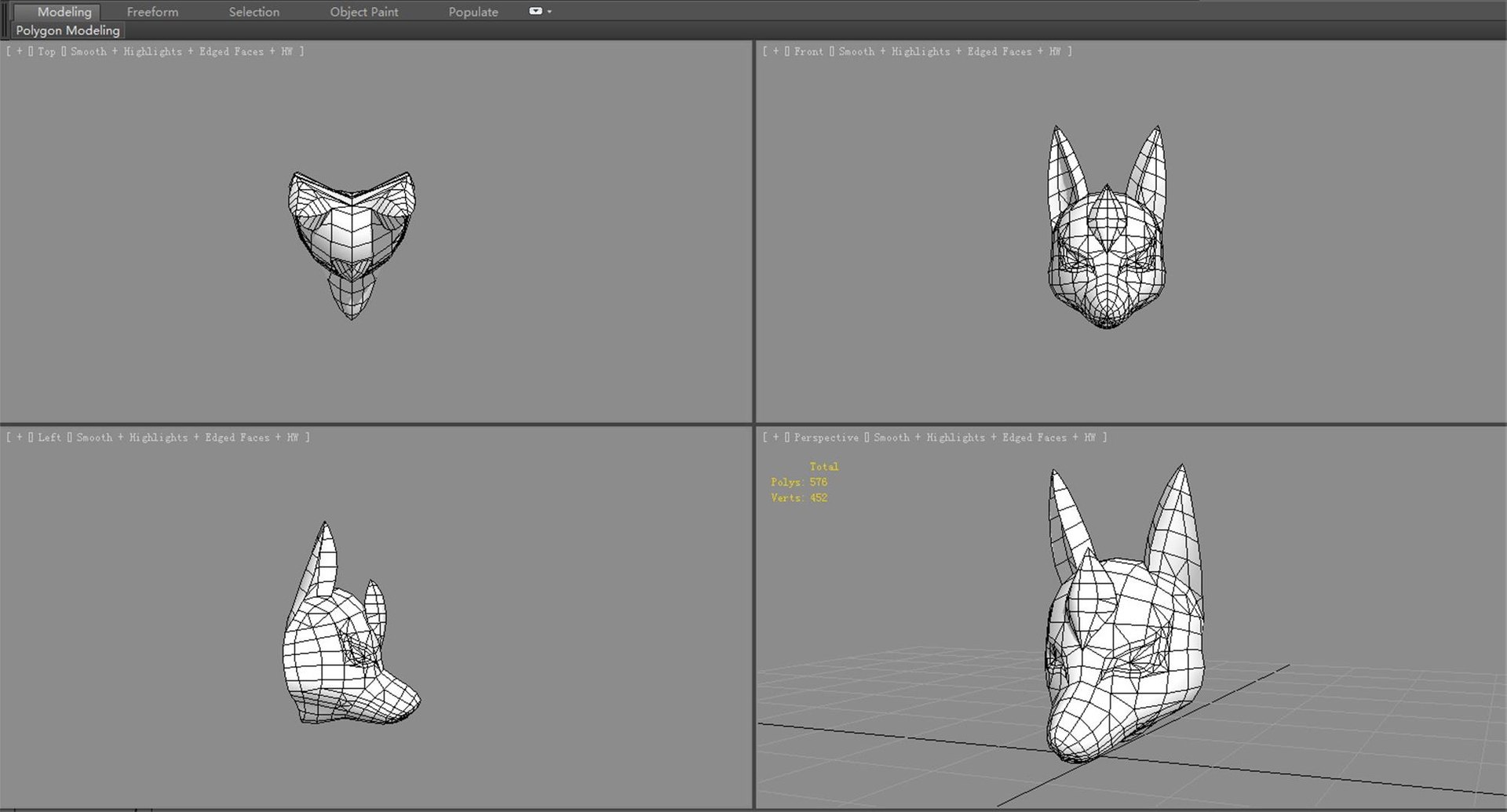 Cartoon Fox Mask 3D Model - TurboSquid 2105993
