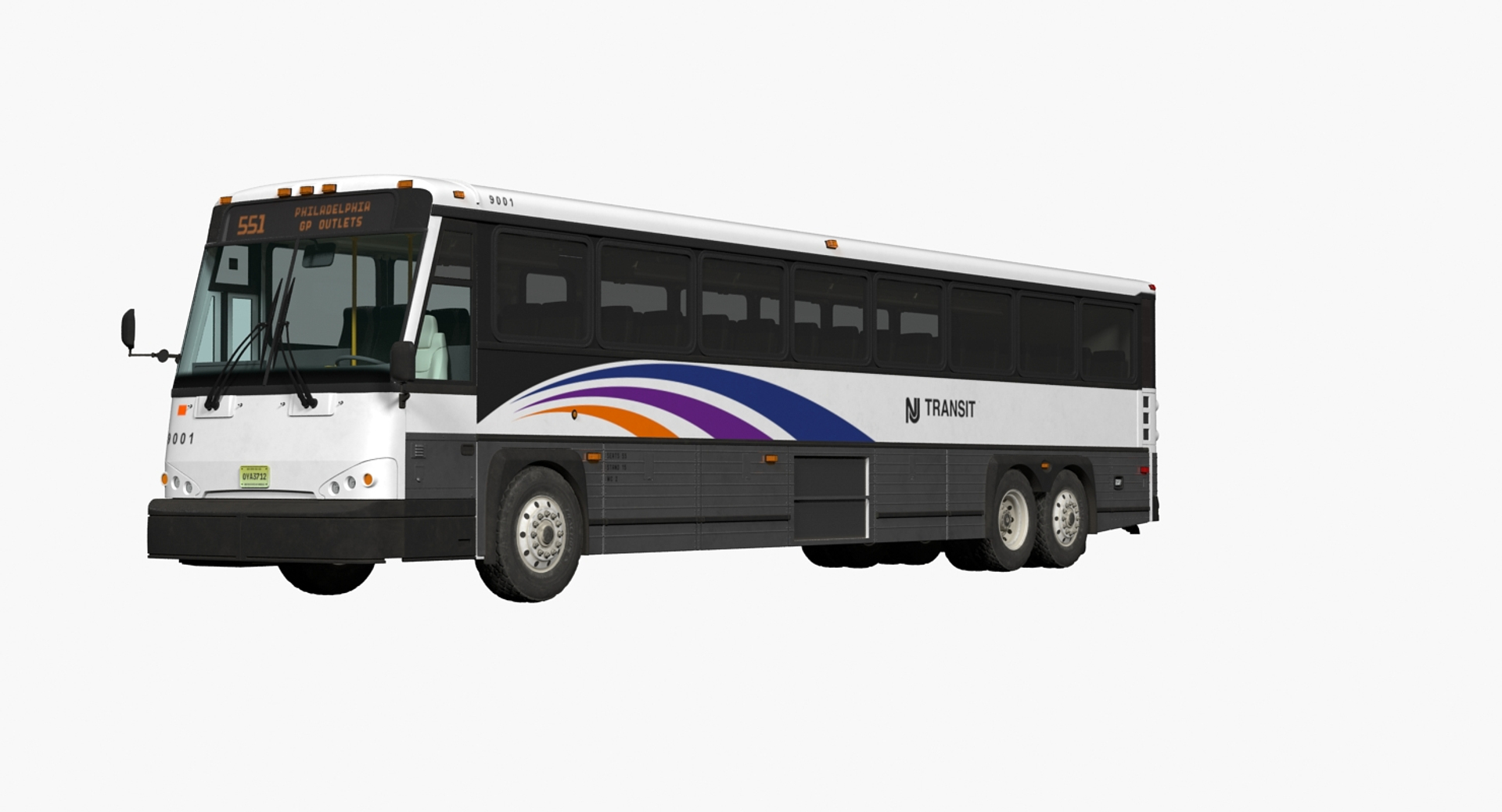 3D Intercity Bus Mci D4500ct - TurboSquid 1196760