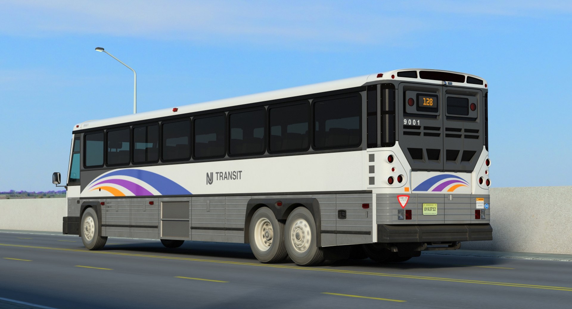 3D Intercity Bus Mci D4500ct - TurboSquid 1196760