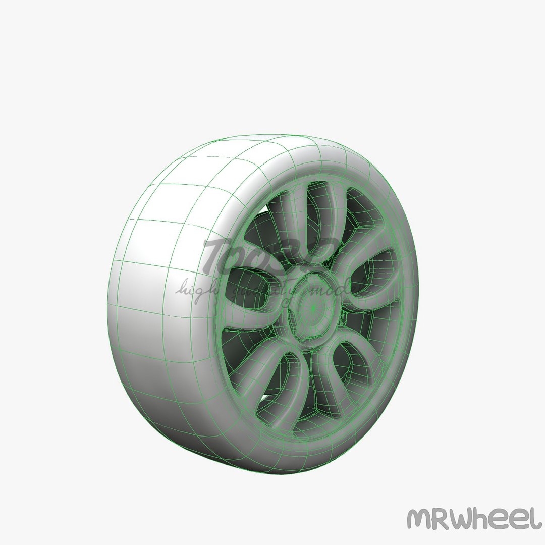 wheel mrwheel 3d model