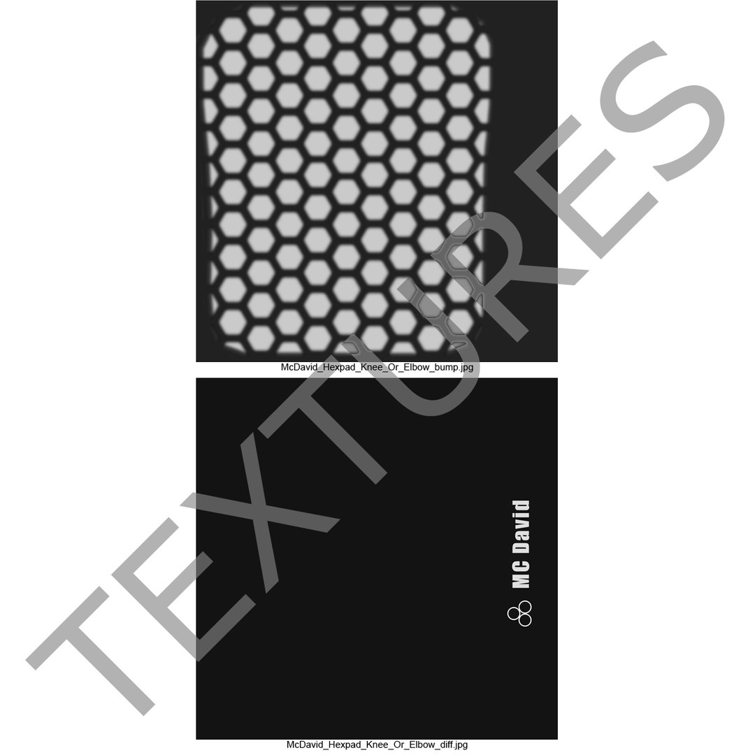 3ds max mcdavid hexpad knee elbow