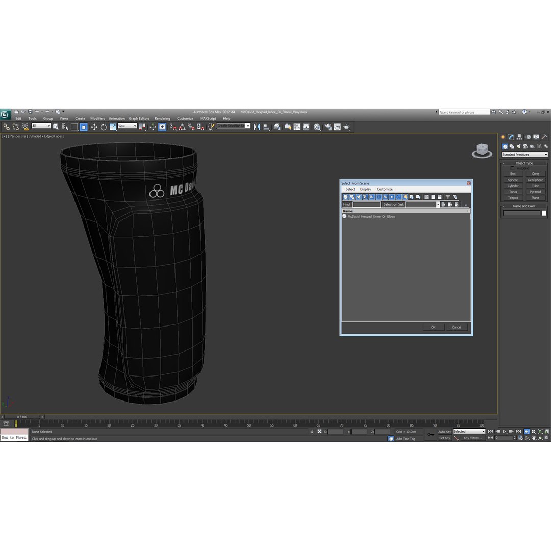 3ds max mcdavid hexpad knee elbow