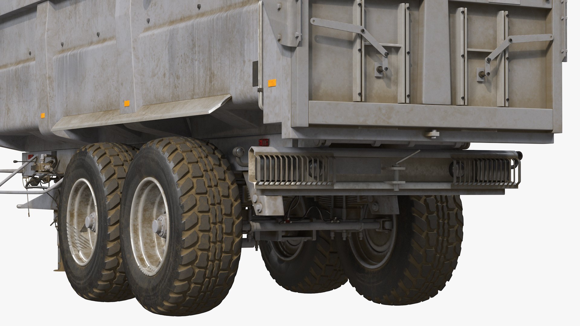 Agricultural Trailer Dirty Rigged 3D Model - TurboSquid 1583591