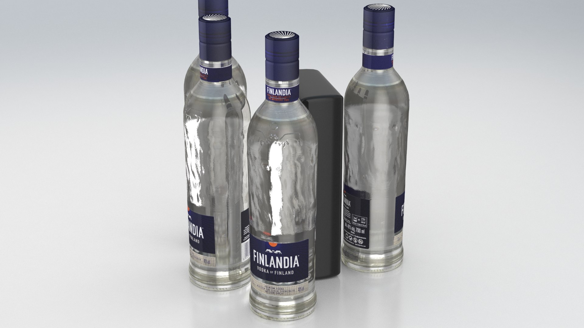 Bottle Alcohol Vodka 3D - TurboSquid 1582672