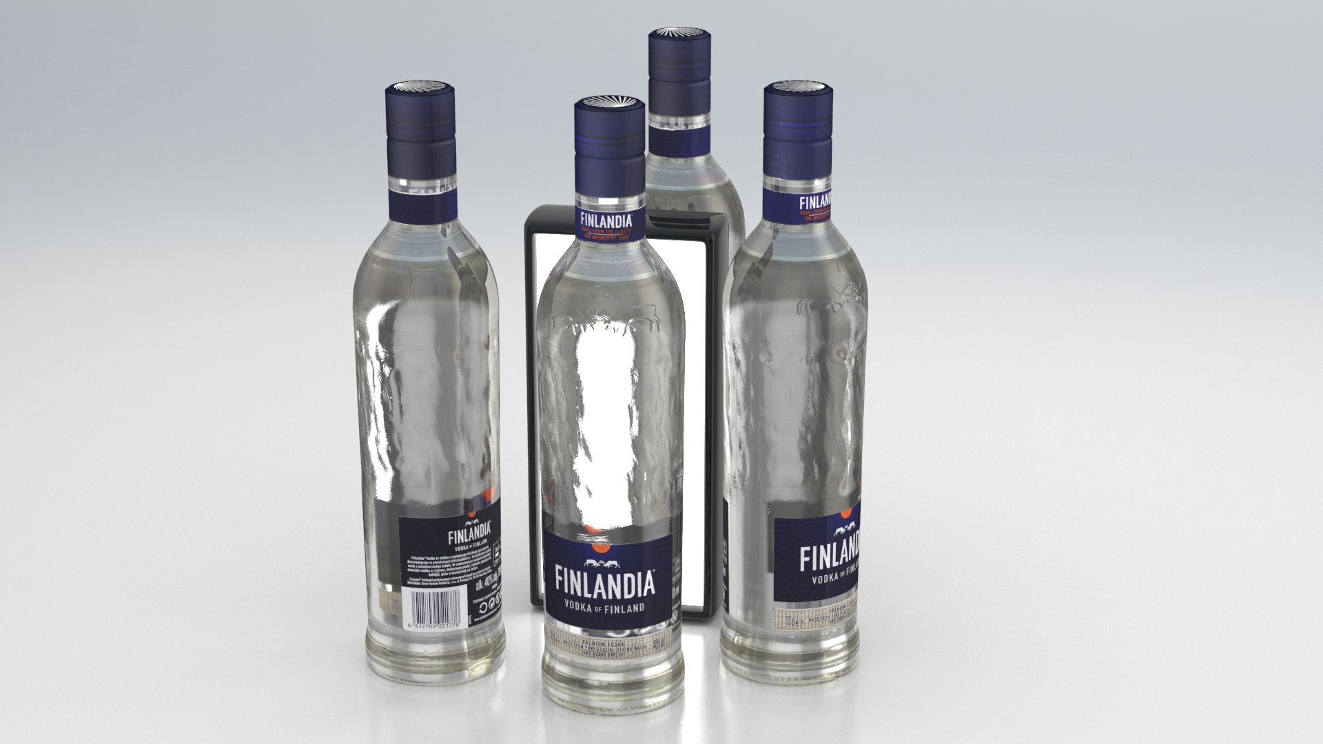 Bottle Alcohol Vodka 3D - TurboSquid 1582672
