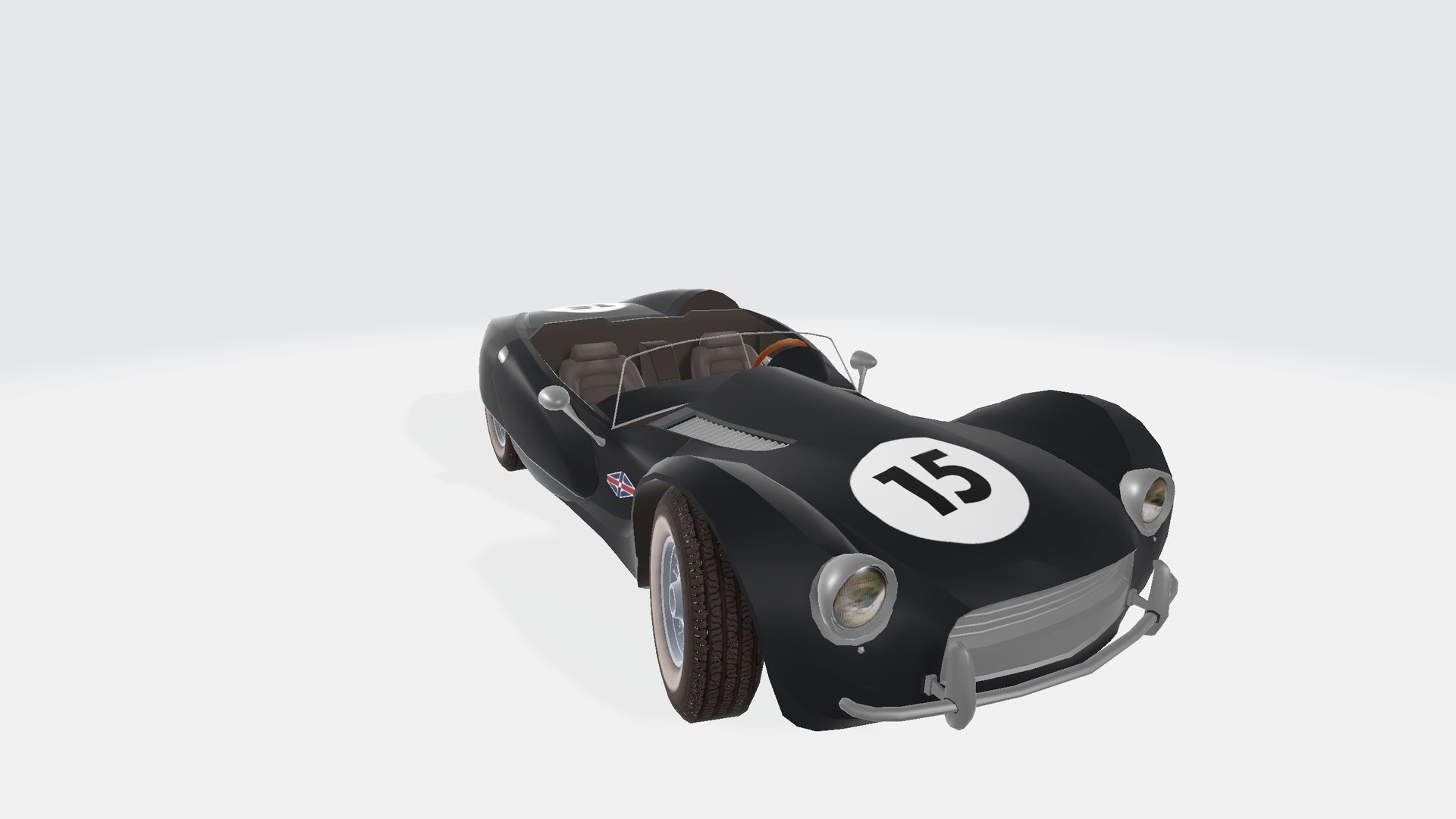 Justice track car black model - TurboSquid 1490669