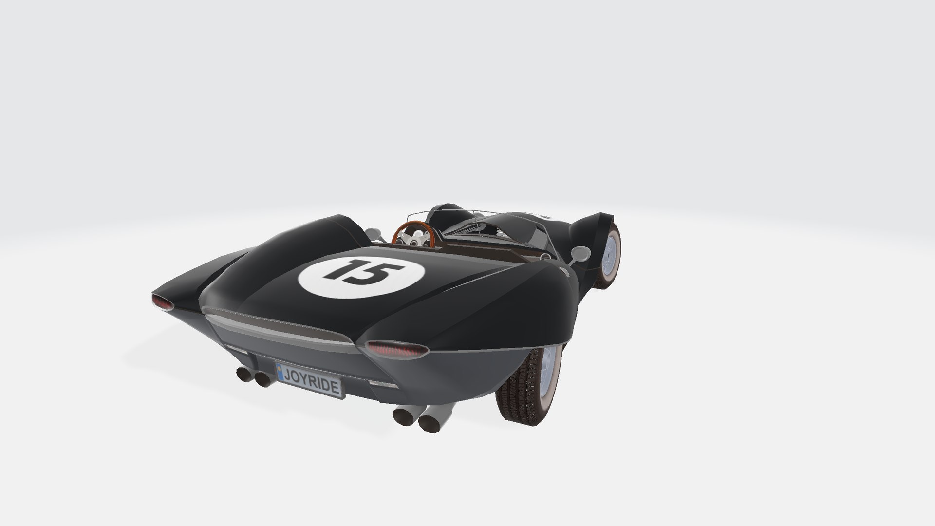 Justice track car black model - TurboSquid 1490669