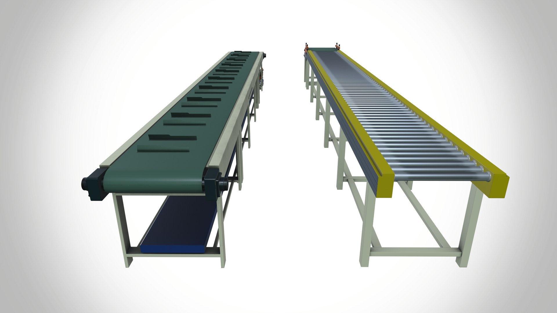 Conveyor Setup 3D Model - TurboSquid 2261461