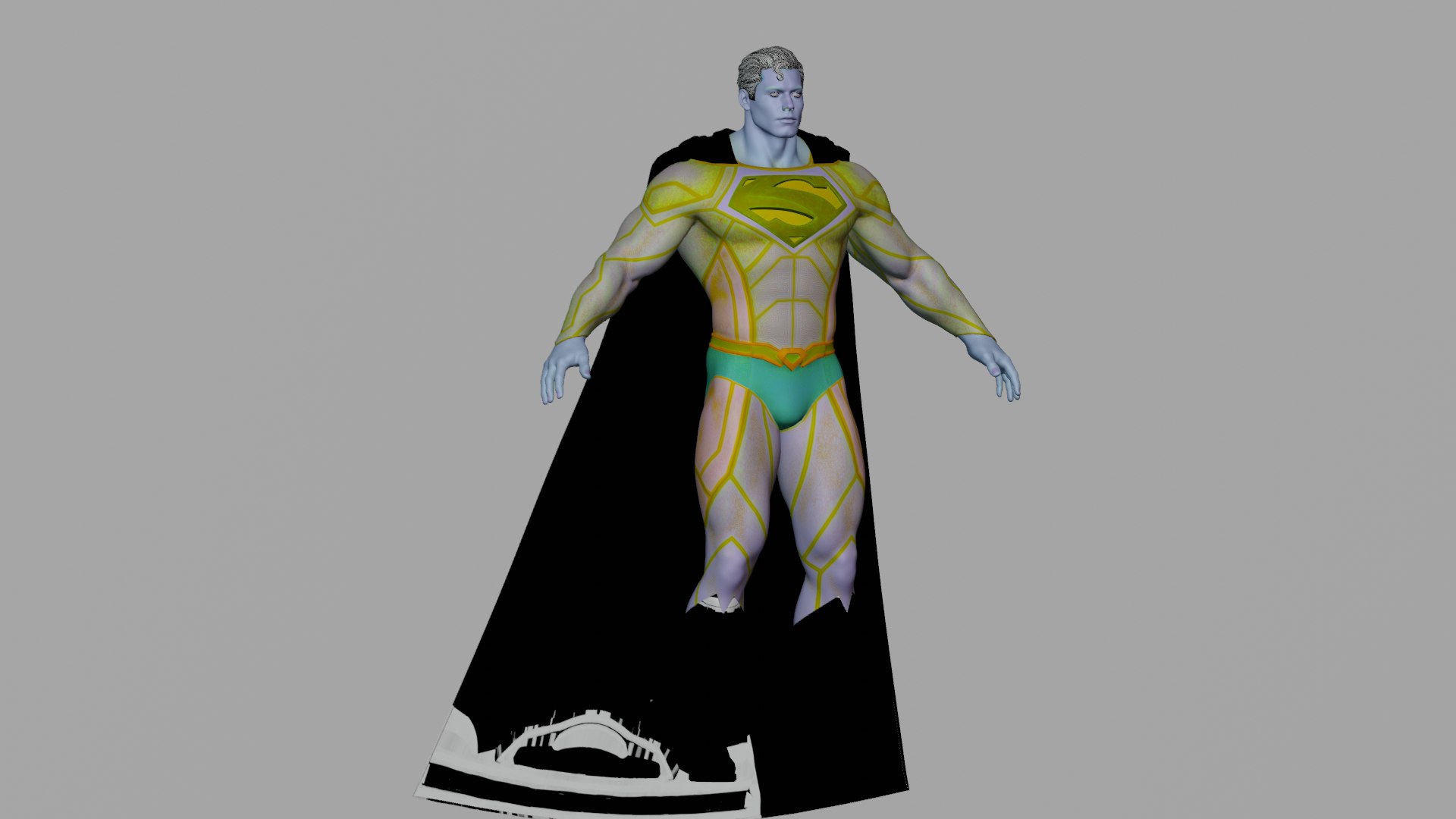 Superman Game Ready 3D Model High Detail Fully Rigged 3D - TurboSquid ...