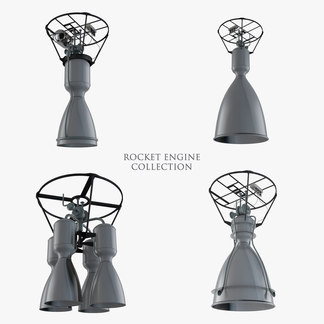 3D Rocket Engines Collection Model - TurboSquid 2018956