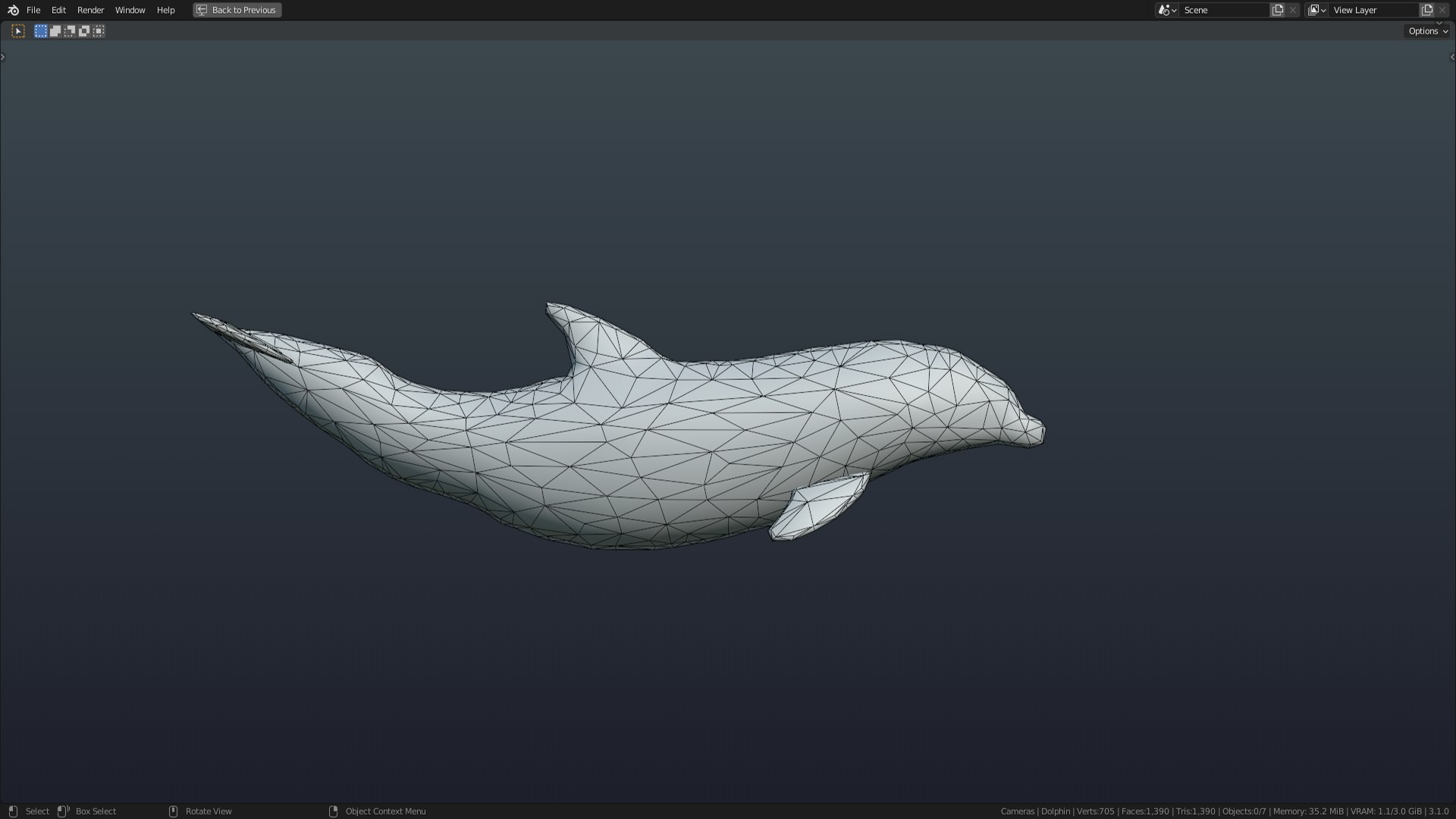 3D Low Poly Dolphin Rigged With Realistic Texture - TurboSquid 1876103