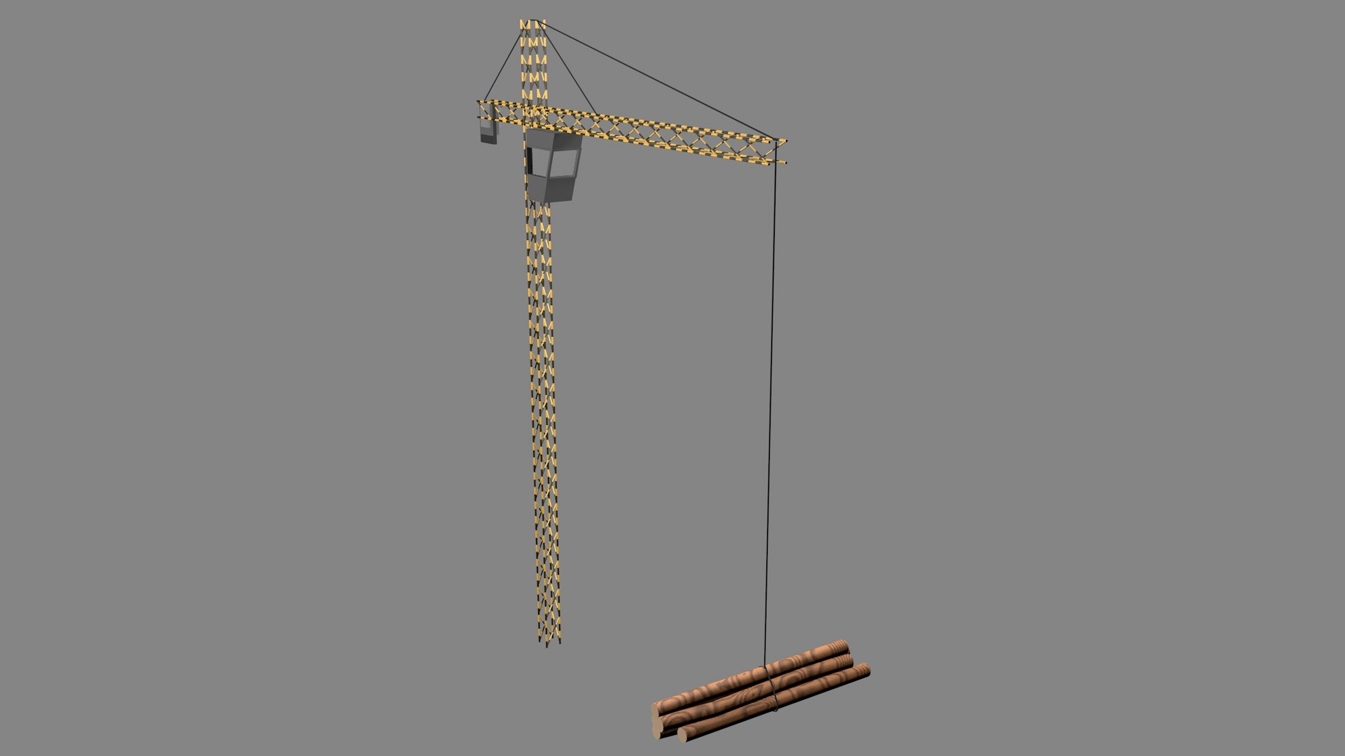 3D Crane Model - TurboSquid 1988813