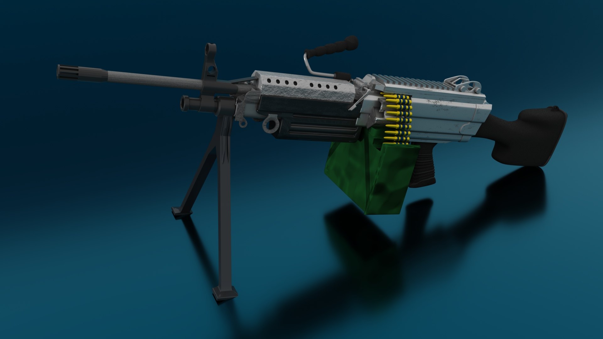 3D Model M249 Assets - TurboSquid 1709923