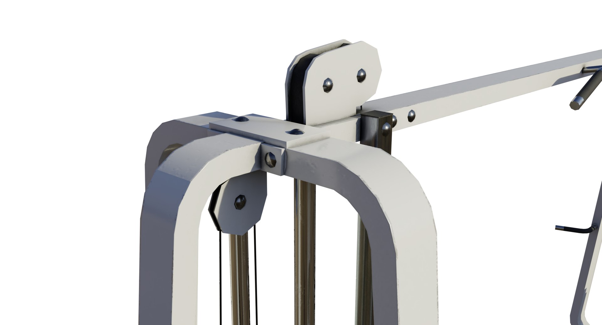 Gym Cablecrossover Machine 3D Model - TurboSquid 1302811