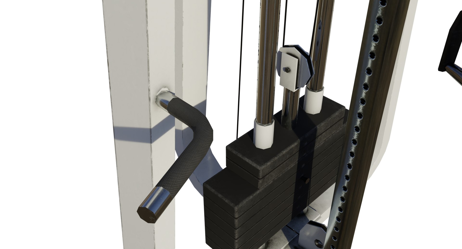 Gym Cablecrossover Machine 3D Model - TurboSquid 1302811