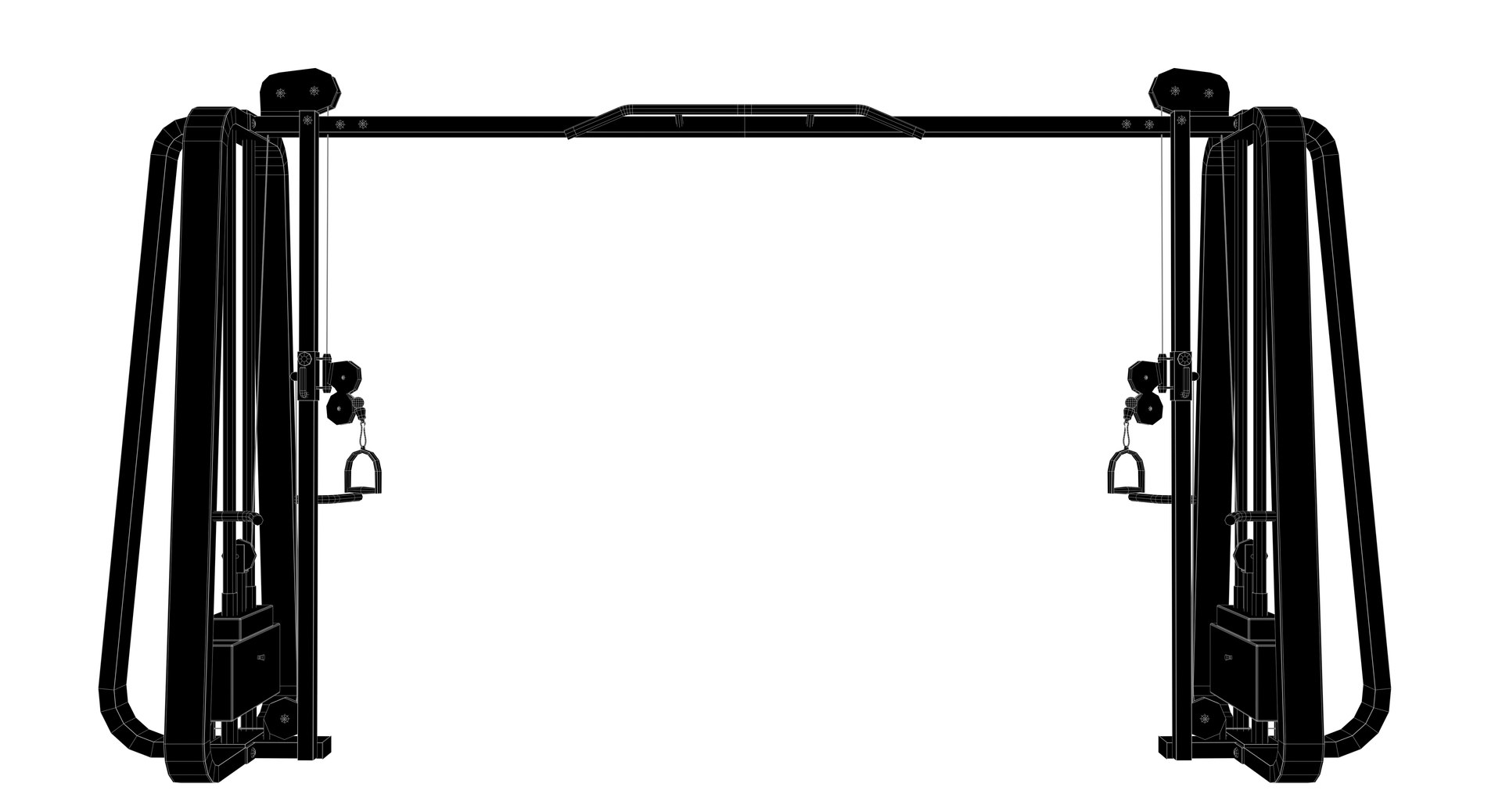 Gym Cablecrossover Machine 3D Model - TurboSquid 1302811