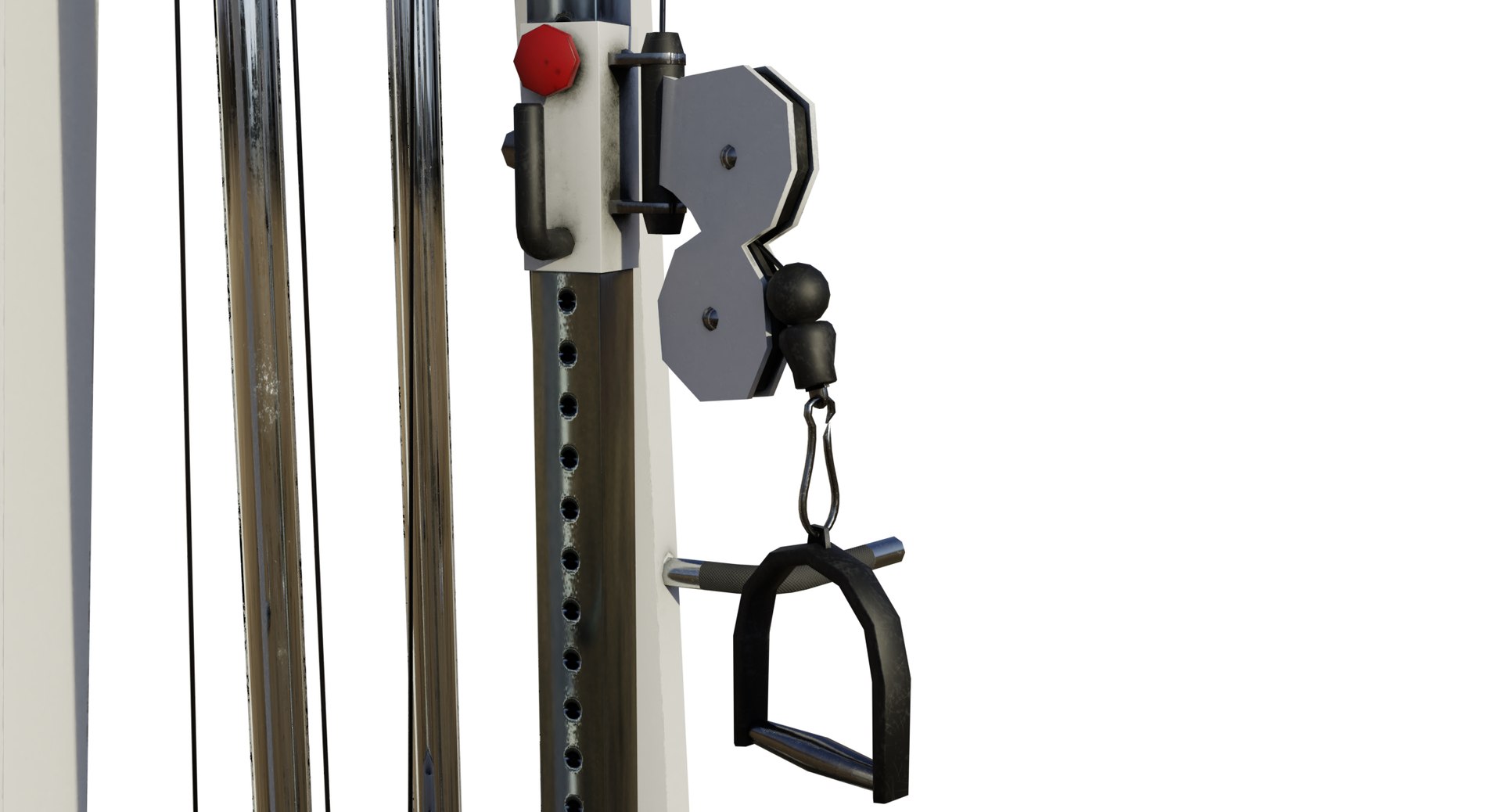 Gym Cablecrossover Machine 3D Model - TurboSquid 1302811