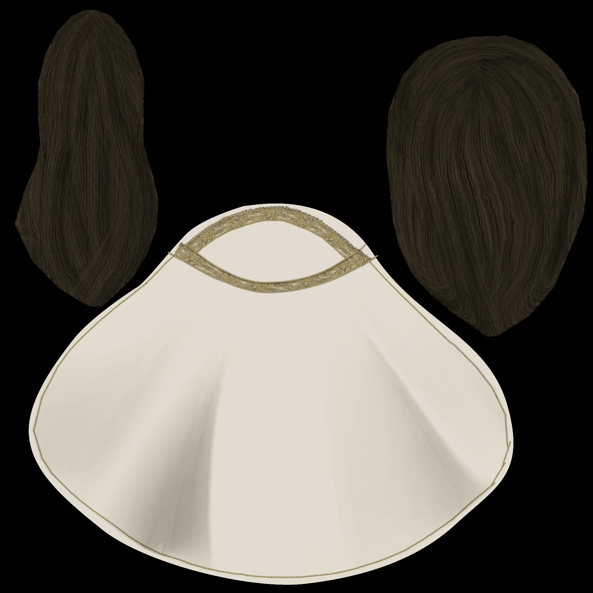 modelo 3d Velo patrimonial con pelo - TurboSquid 1845501