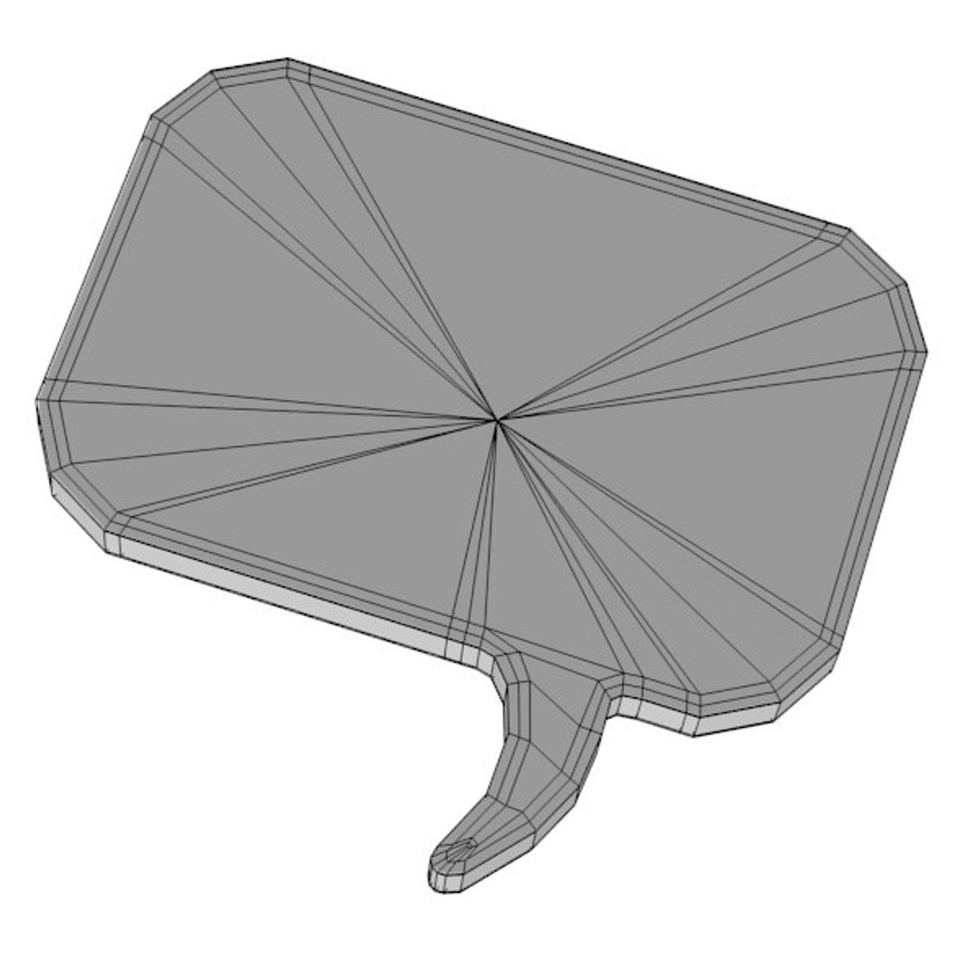 3d speech bubble model