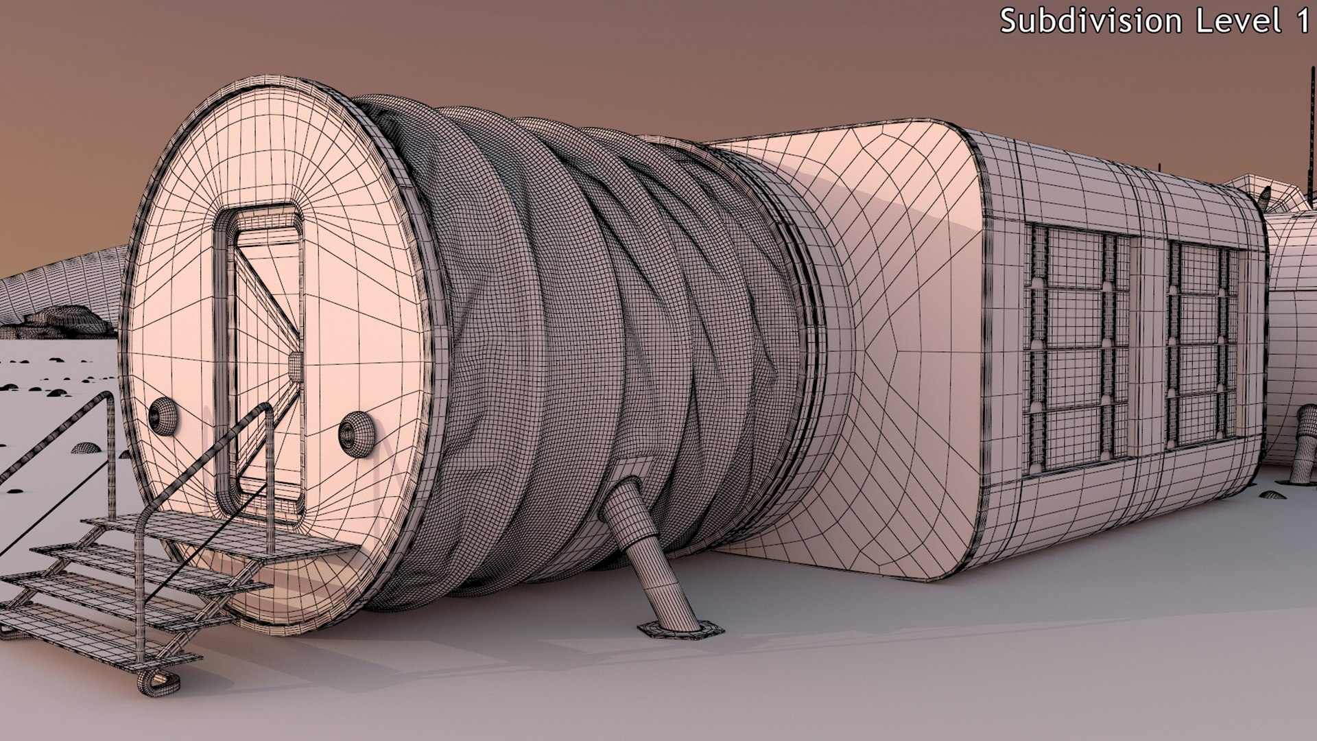 3D Model Mars City - TurboSquid 1876791