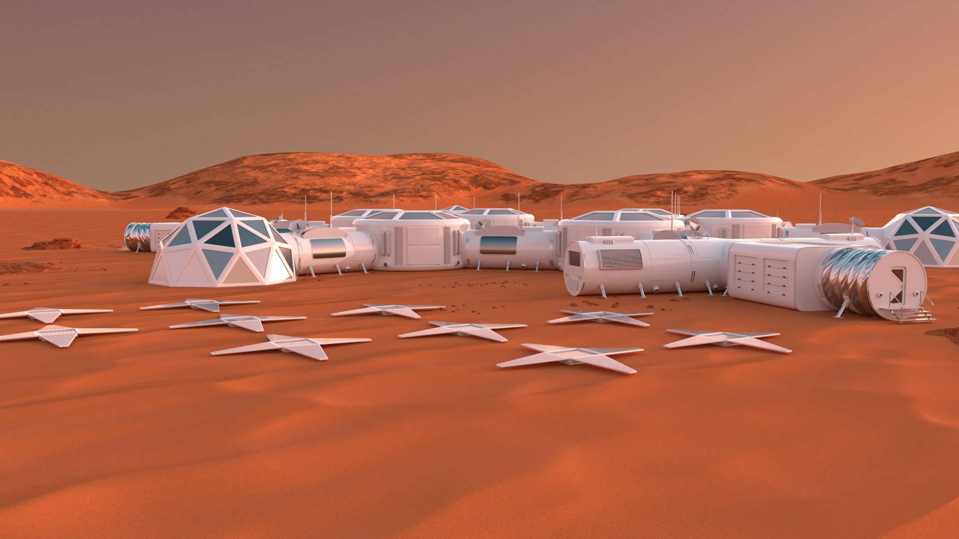 3D Model Mars City - TurboSquid 1876791