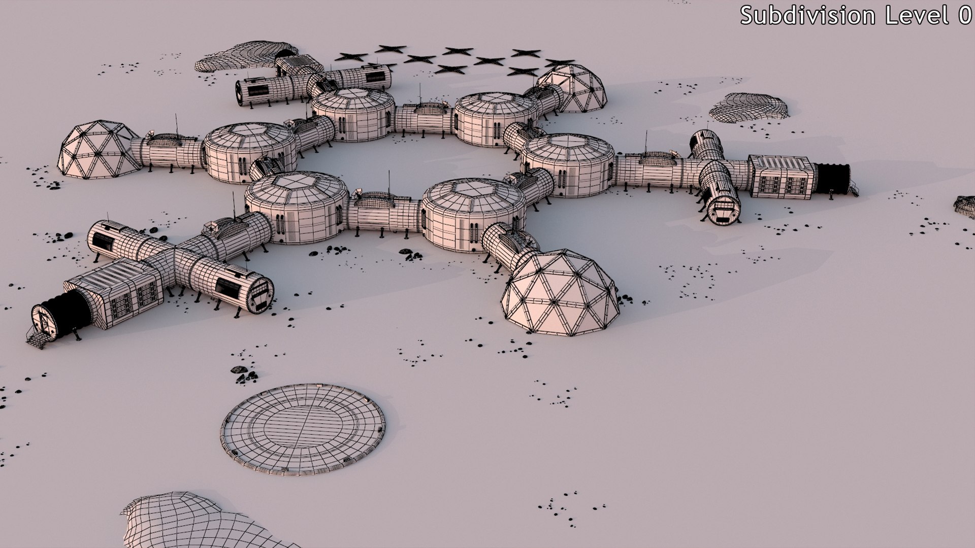 3D Model Mars City - TurboSquid 1876791