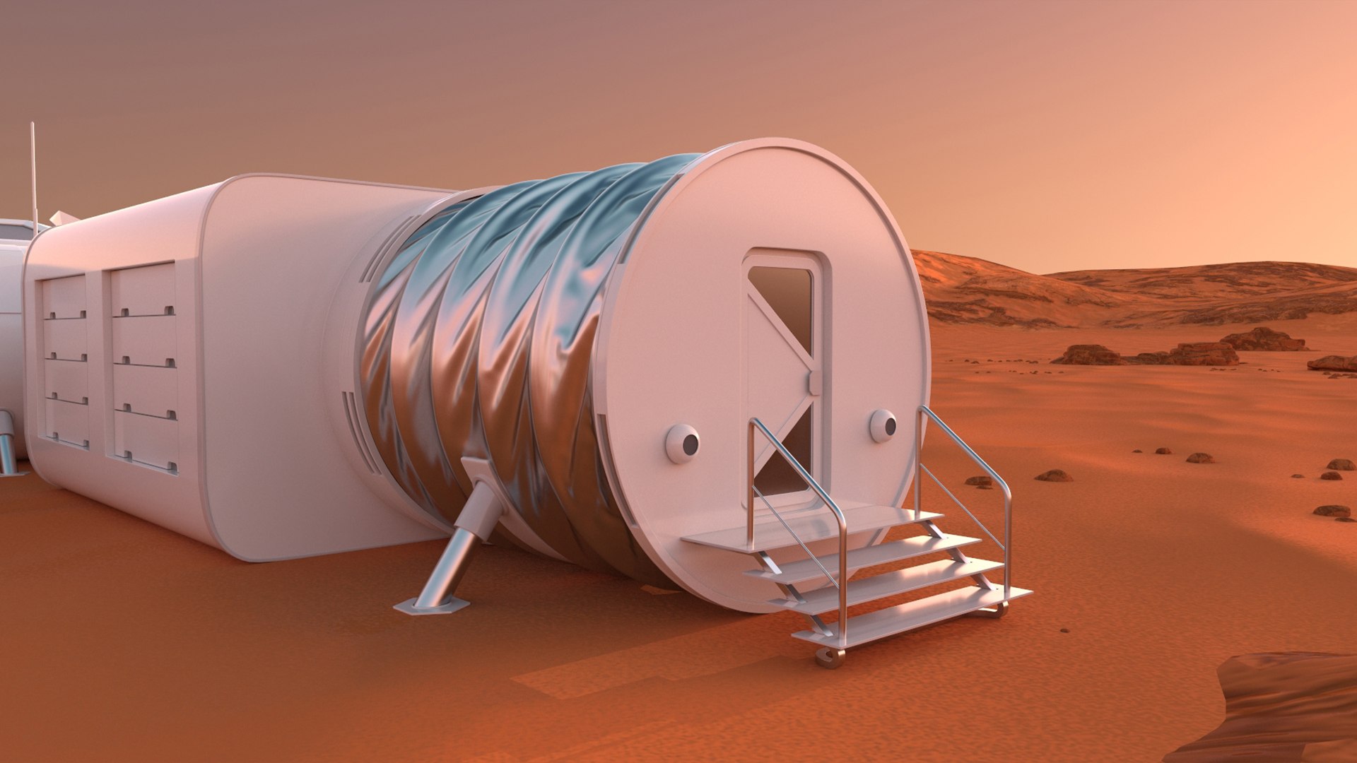 3D Model Mars City - TurboSquid 1876791