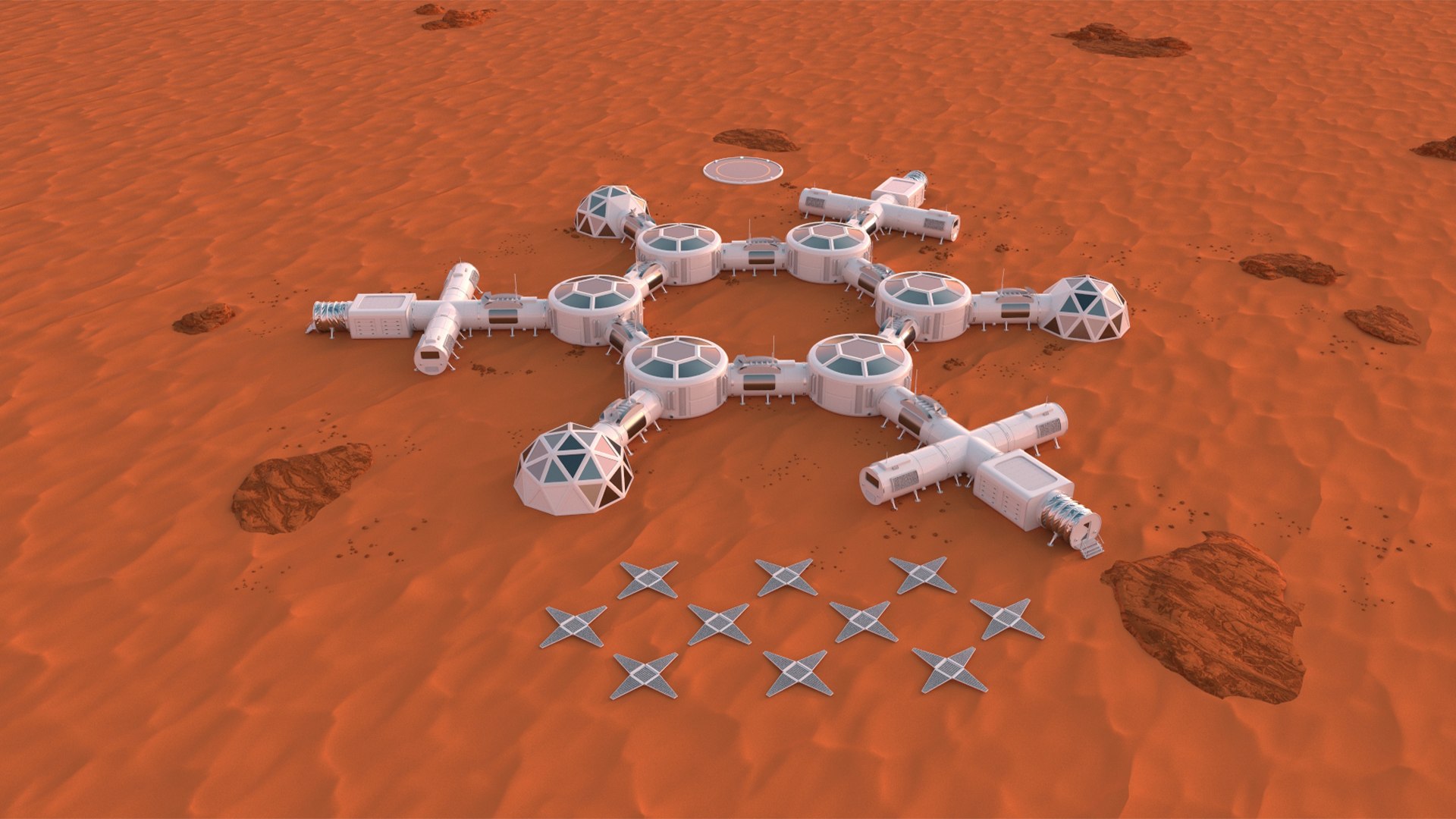 3D Model Mars City - TurboSquid 1876791