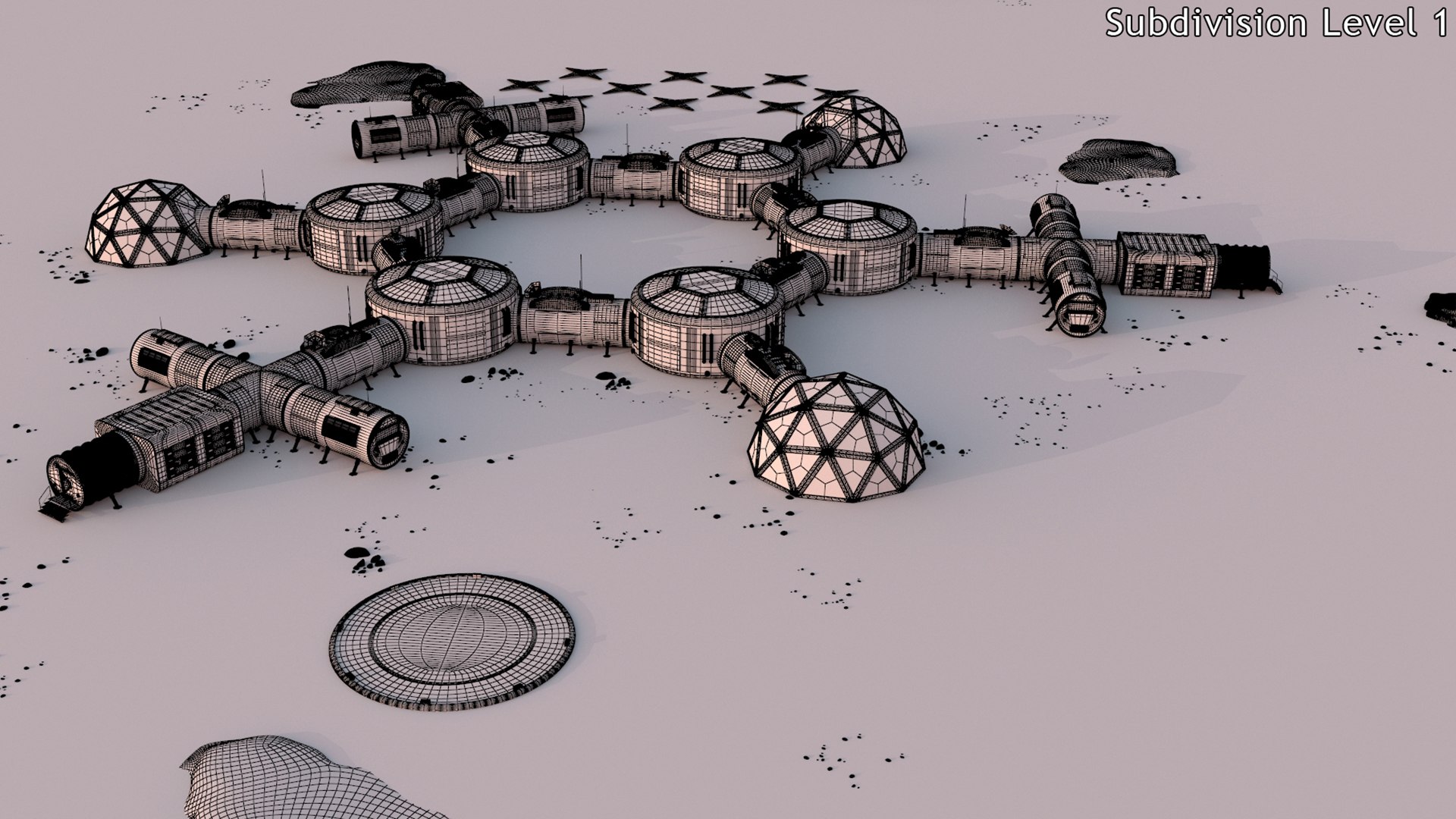 3D Model Mars City - TurboSquid 1876791