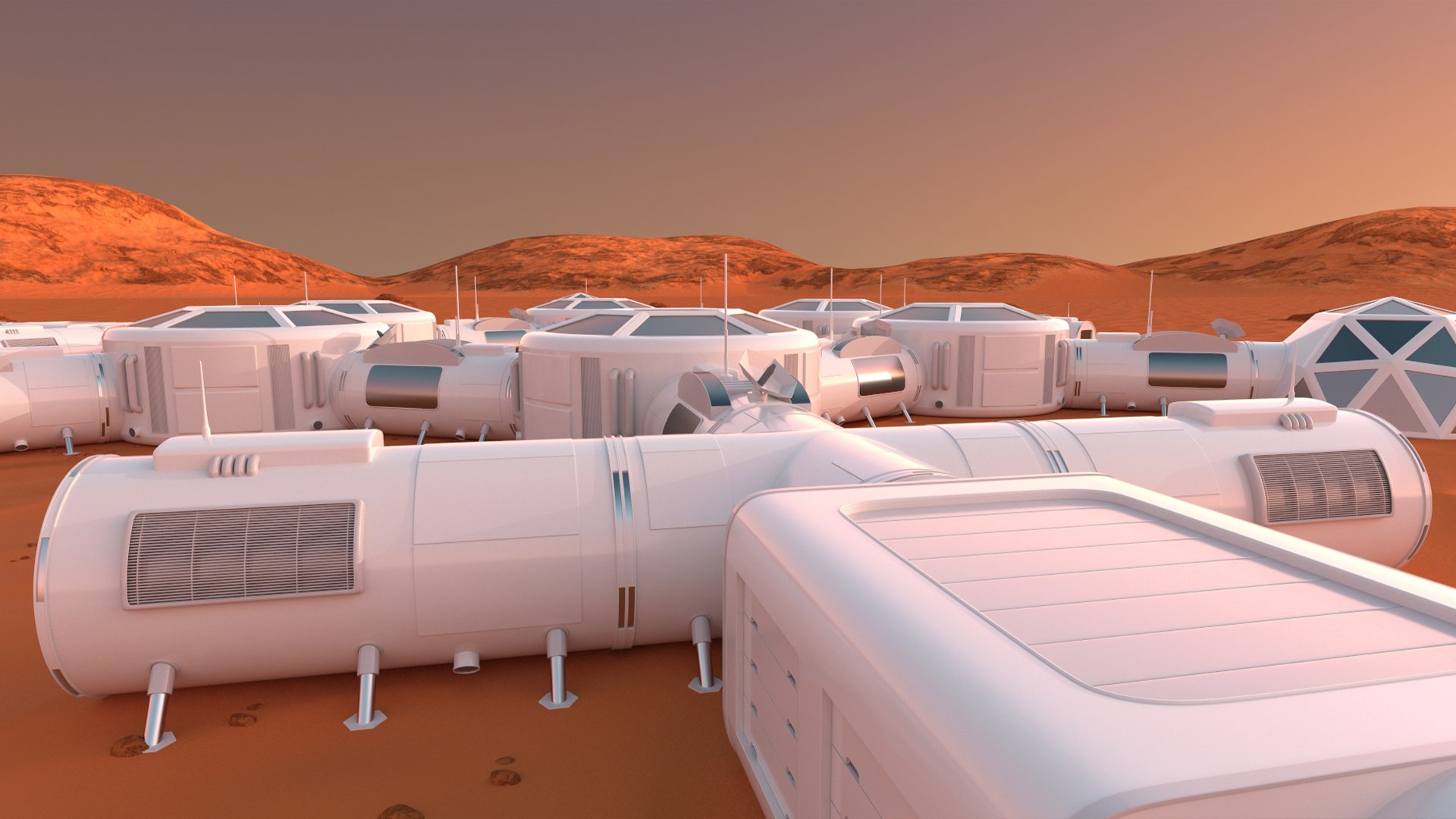 3D Model Mars City - TurboSquid 1876791