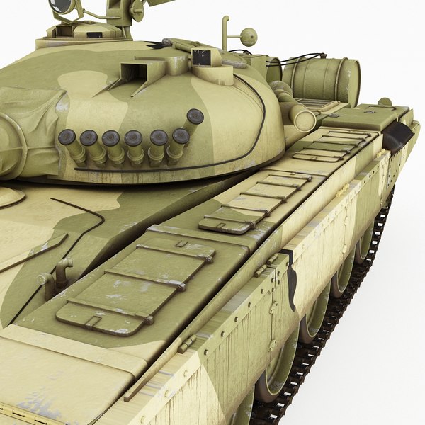3d obj soviet union t-72 main